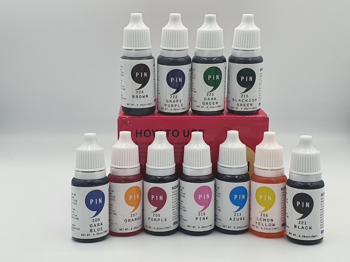 Insight Voedingskleurstof - kleurstof voor bakken - set van 11 kleuren ...