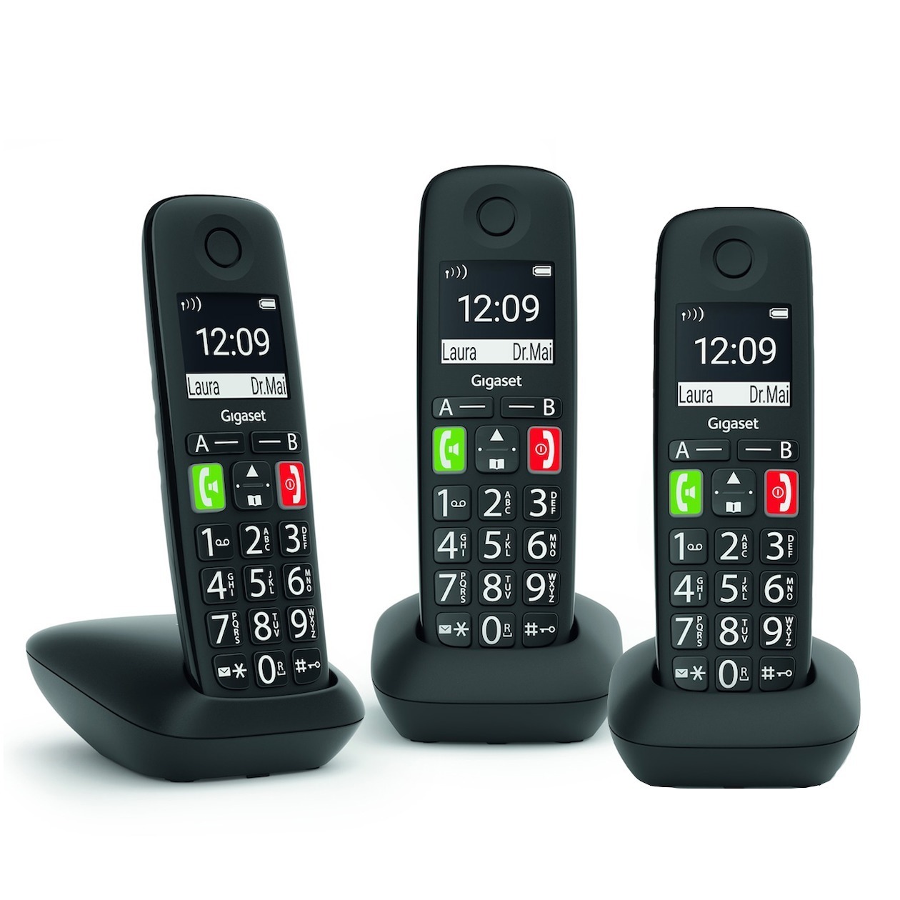 Gigaset E290 trio Zwart | Prijzen vergelijken | Kieskeurig.nl