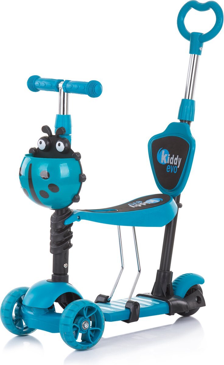 Chipolino Kiddy Evo Step - Step met zitje en duwstang - 3 wielen - 3 in ...