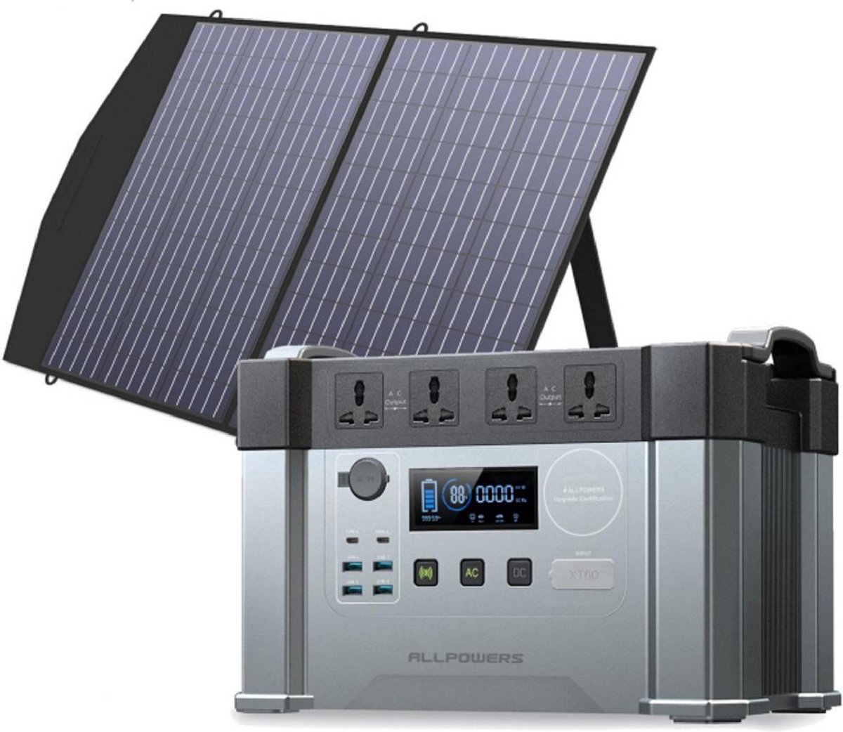 Allpowers Allpowers® Zonnepaneel Set Opvouwbaar Zonnepaneel
