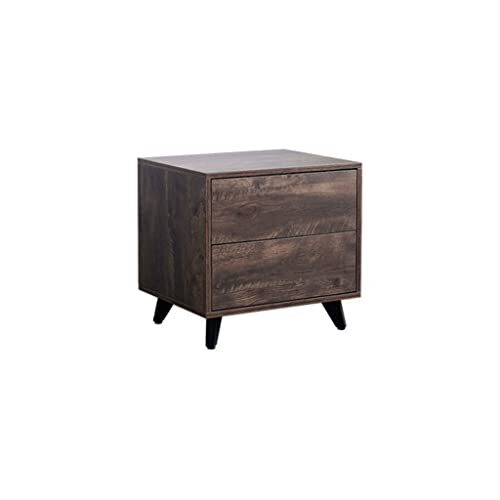 PEVSCO Nachtkastje Wooden Bedside Table Side Table Bedroom Storage ...