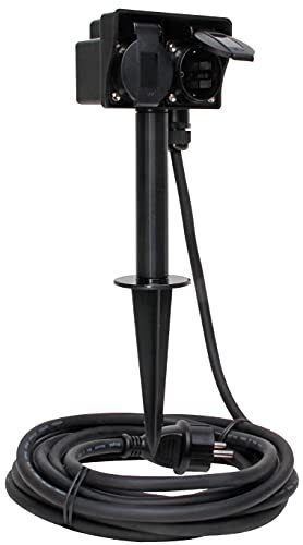 Kopp Outdoor Stopcontact Grondpen Met 4 Geaarde Contactdozen 230 V I ...