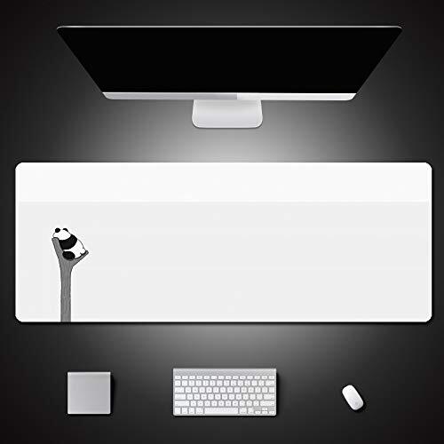 DHSBD Eenvoudige Witte Gaming-Muismat Grote Xxl Computer Gamer-Muismat ...