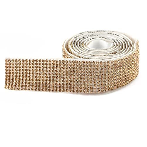 ACIYD Multipurpose 1 yards Zelfklevende Strass Trim Glitter Crystal ...
