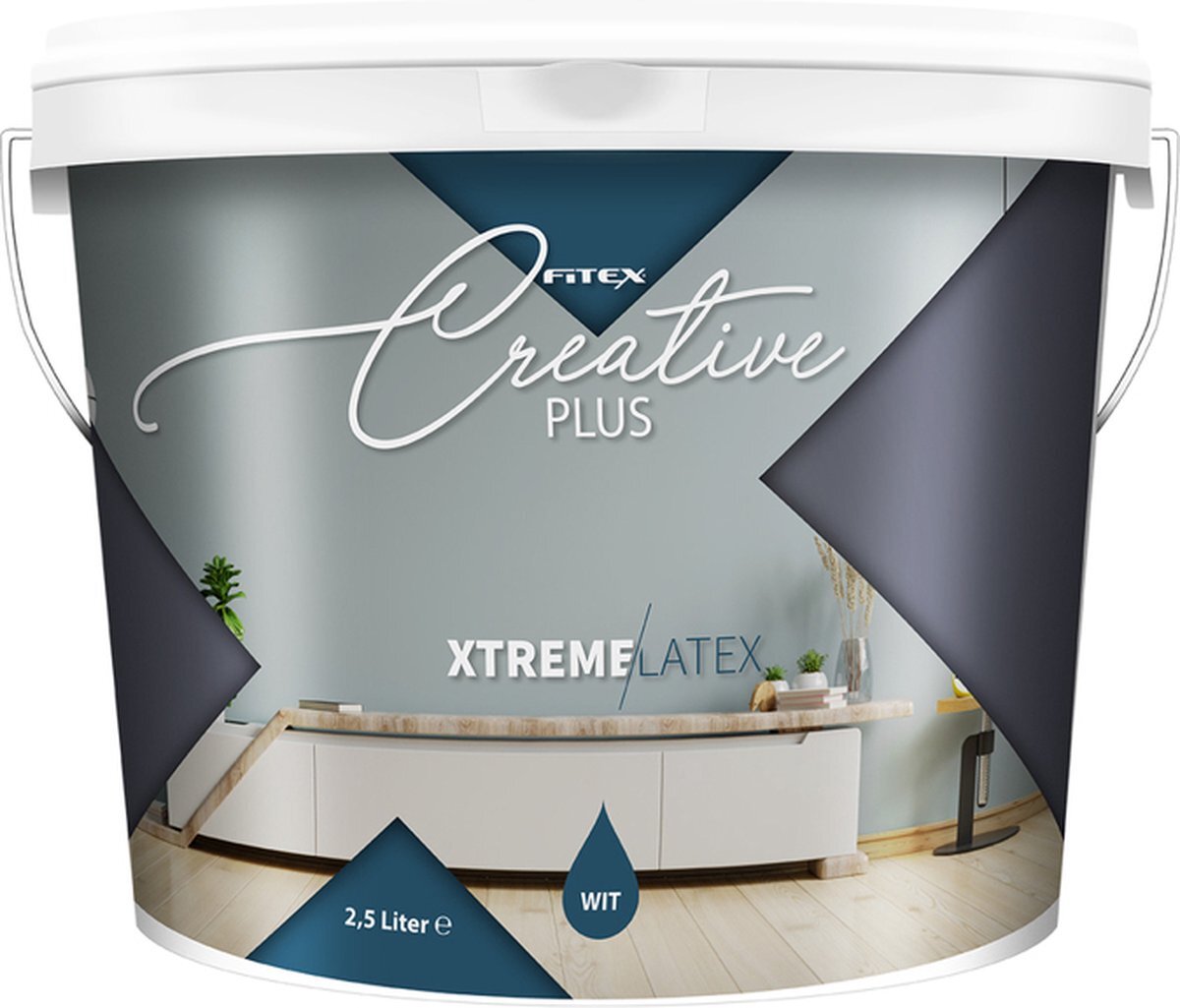 Fitex Creative+ Xtreme Latex-Ral 9010-10 liter Verf kopen? | Kieskeurig ...