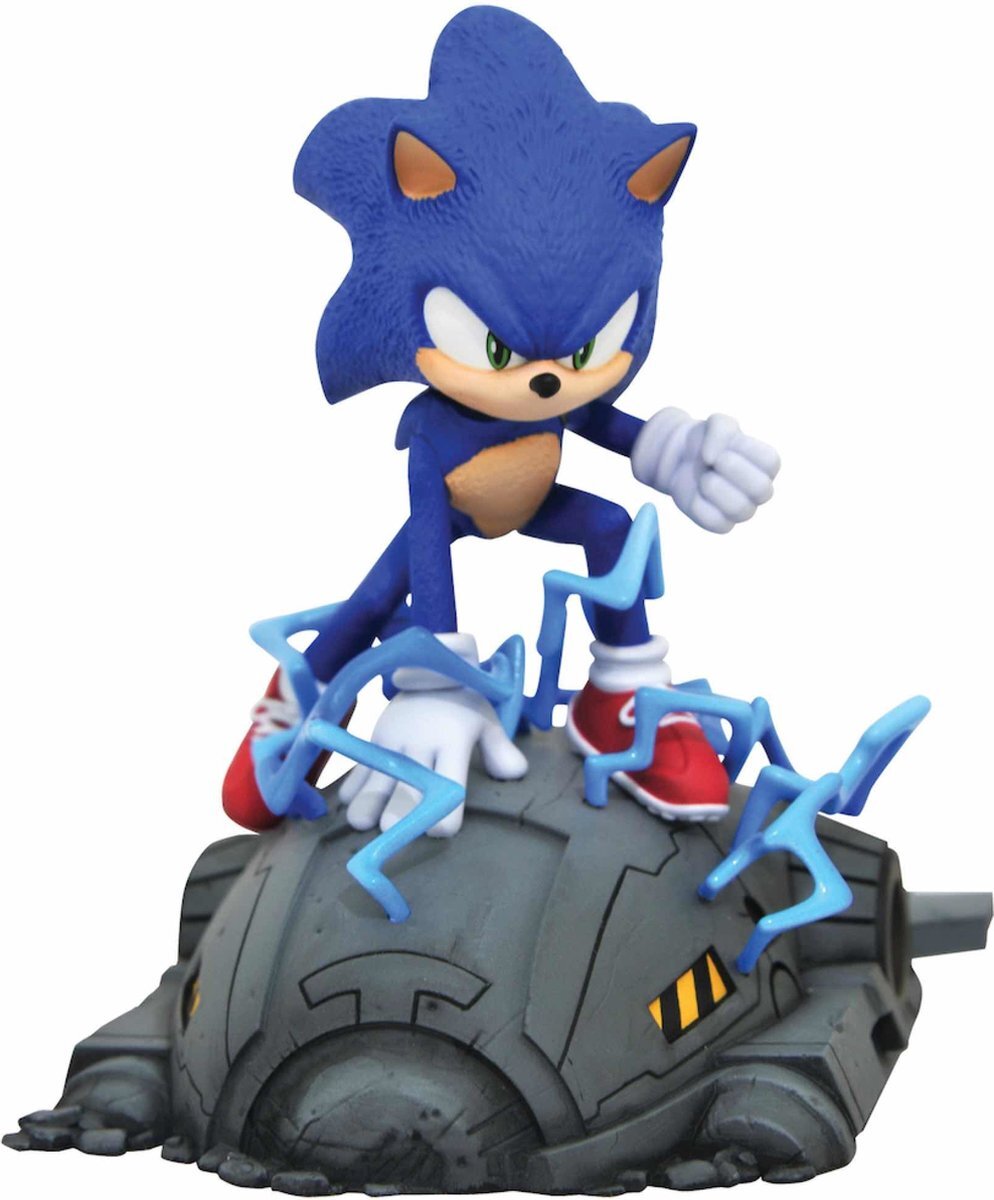 Diamond Sonic the Hedgehog Statue 1/6 Sonic Gallery PVC Poppen en ...