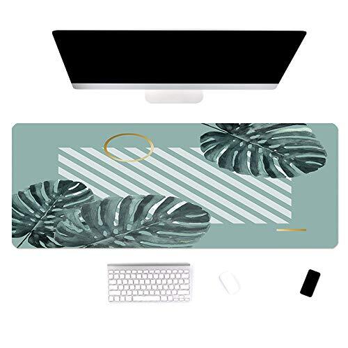 DHSBD Groot formaat Groene plantendruk muismat meisje tafelmat gaming ...