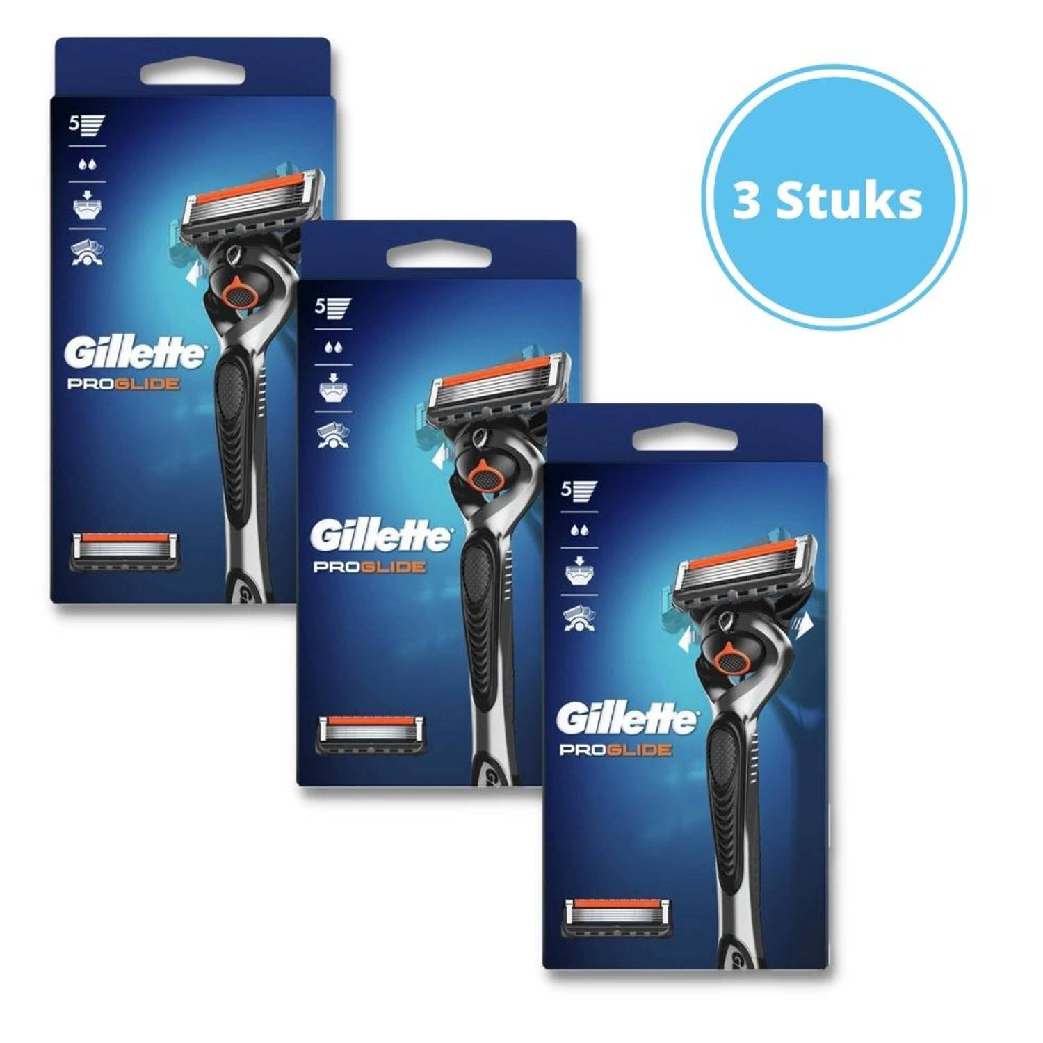 Gillette scheermes fusion5 proglide - 3 stuks Scheermesje kopen ...