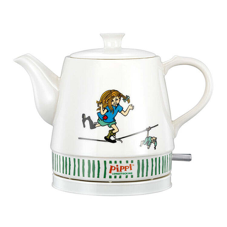 Pippi Circus Design Ceramic Kettle - 0.8L | OVERIG | Wij helpen je kiezen!