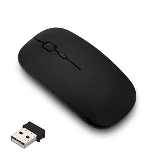 GUTE PC muis draadloze, 2,4G USB draadloze muis computermuis draadloos ...