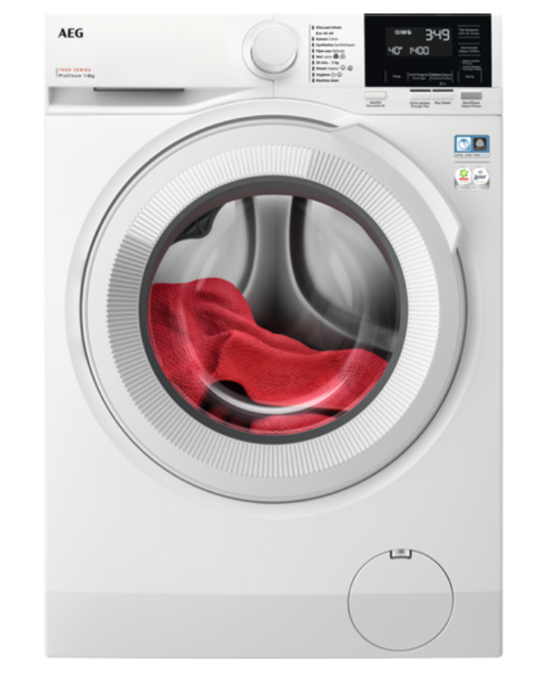 AEG 7000 Series LR73R862 - 8kg Front Load Washing Machine - White ...