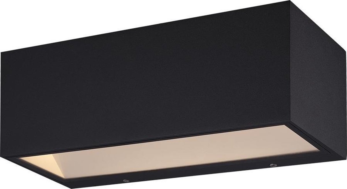 HOFTRONIC Rivera XL - Wandlamp - Zwart - IP54 spuitwaterdicht - 3000K ...