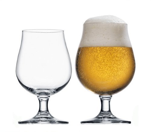 Stölzle Lausitz Biertulp uit de serie Berlin 390 ml, set van 6, mooi gevormde bierglazen 0,3 l ...