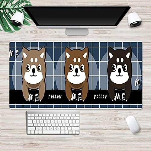 DHSBD Cartoon Animal Print Muis Mat Rubber Grote Maat Gaming Muismat Pc ...