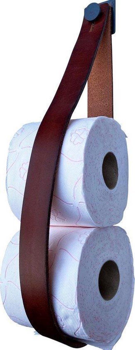 Brute Strength Luxe Leren toiletrolhouder - Cognac - 2 stuks ...