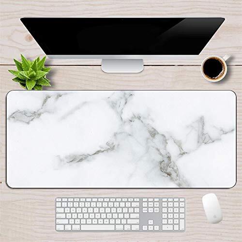 DHSBD Witte Streep Print Computer Gaming Snelheid Muismat Grote Muismat ...