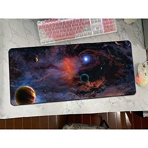 DHSBD Mouse Pad Space Landscape Printing Large Mouse Pad Xxl Computer ...