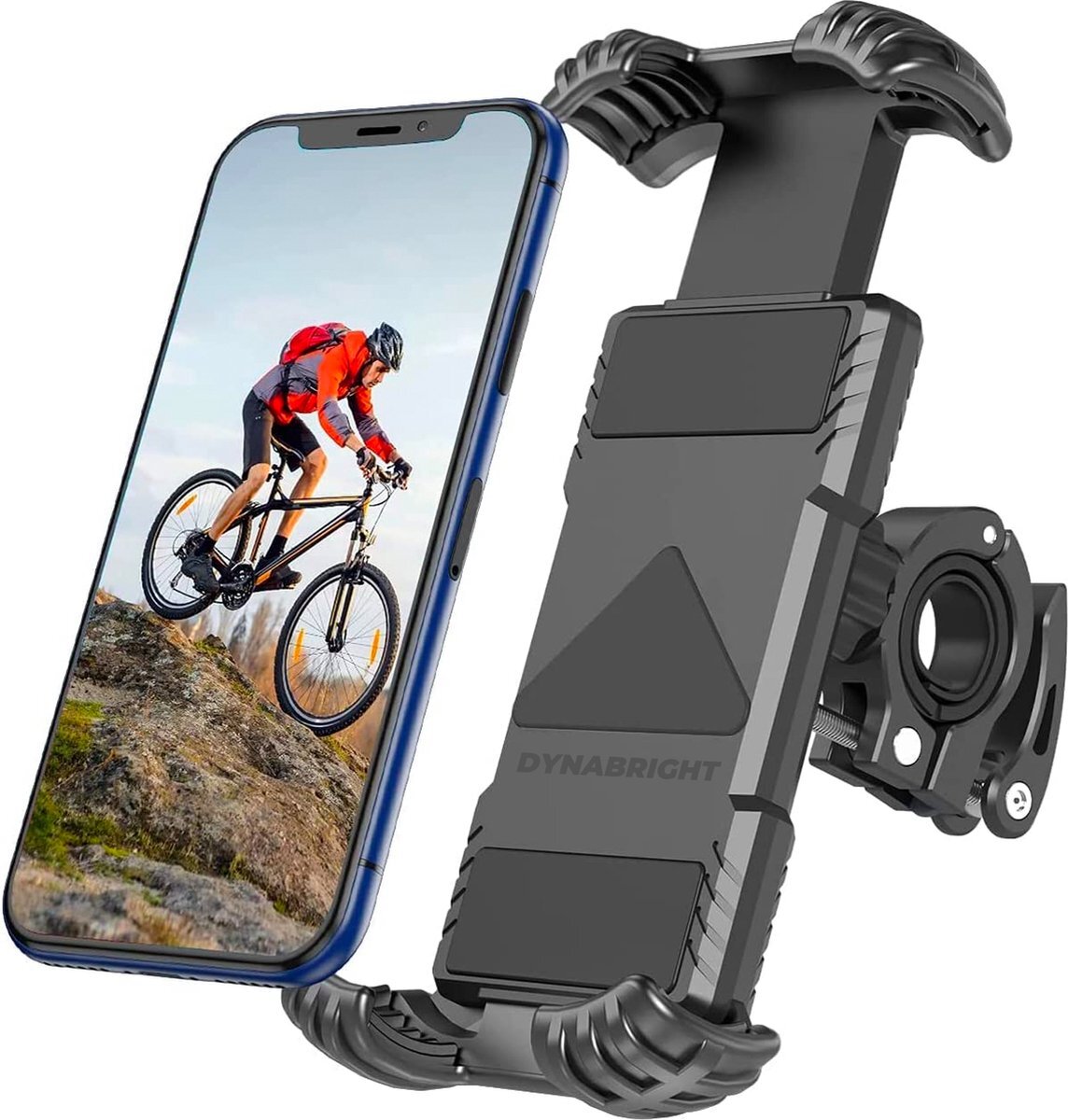DynaBright Telefoonhouder - Telefoonhouder Fiets - 4,9-6,8 inch ...