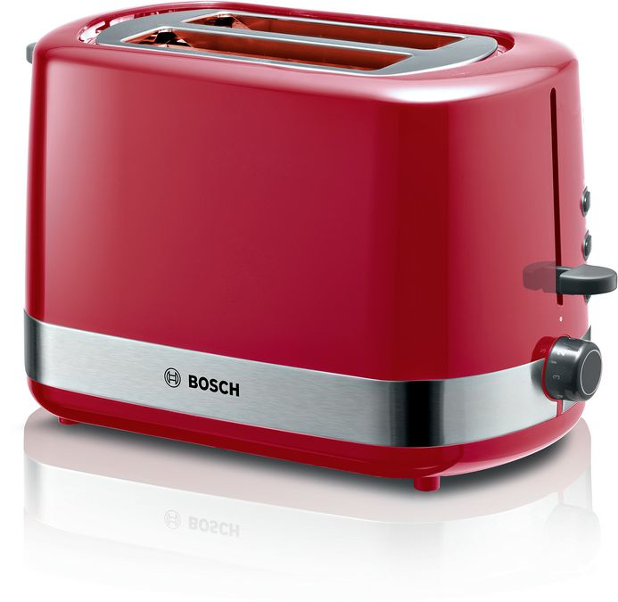 Bosch TAT6A514 Broodrooster - 2 Sneetjes - 800W - Rood | BROODROOSTER ...