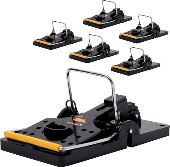 Wonact - Rattenval - Rattenklem - 6 stuks - Rattenvallen voor binnen en ...