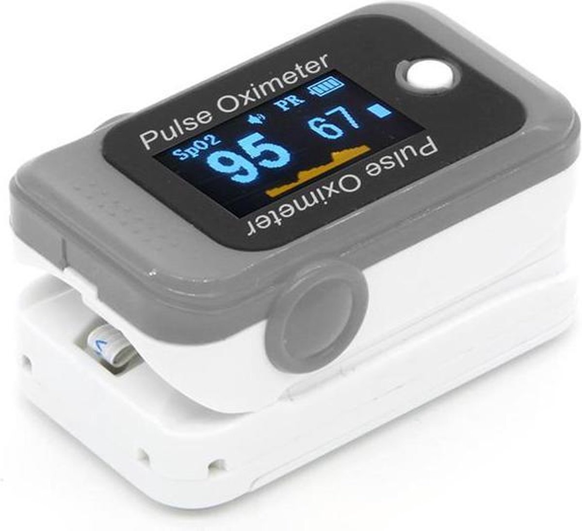 Berry Pulsoximeter Vinger - Hartslag en SpO2 meter - Electronics Tech + Bluetooth functie ...