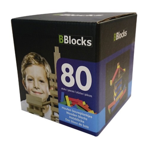 Bblocks Houten Bouwplankjes 80 stuks | SPEELGOED&TOYS | Wij helpen je ...