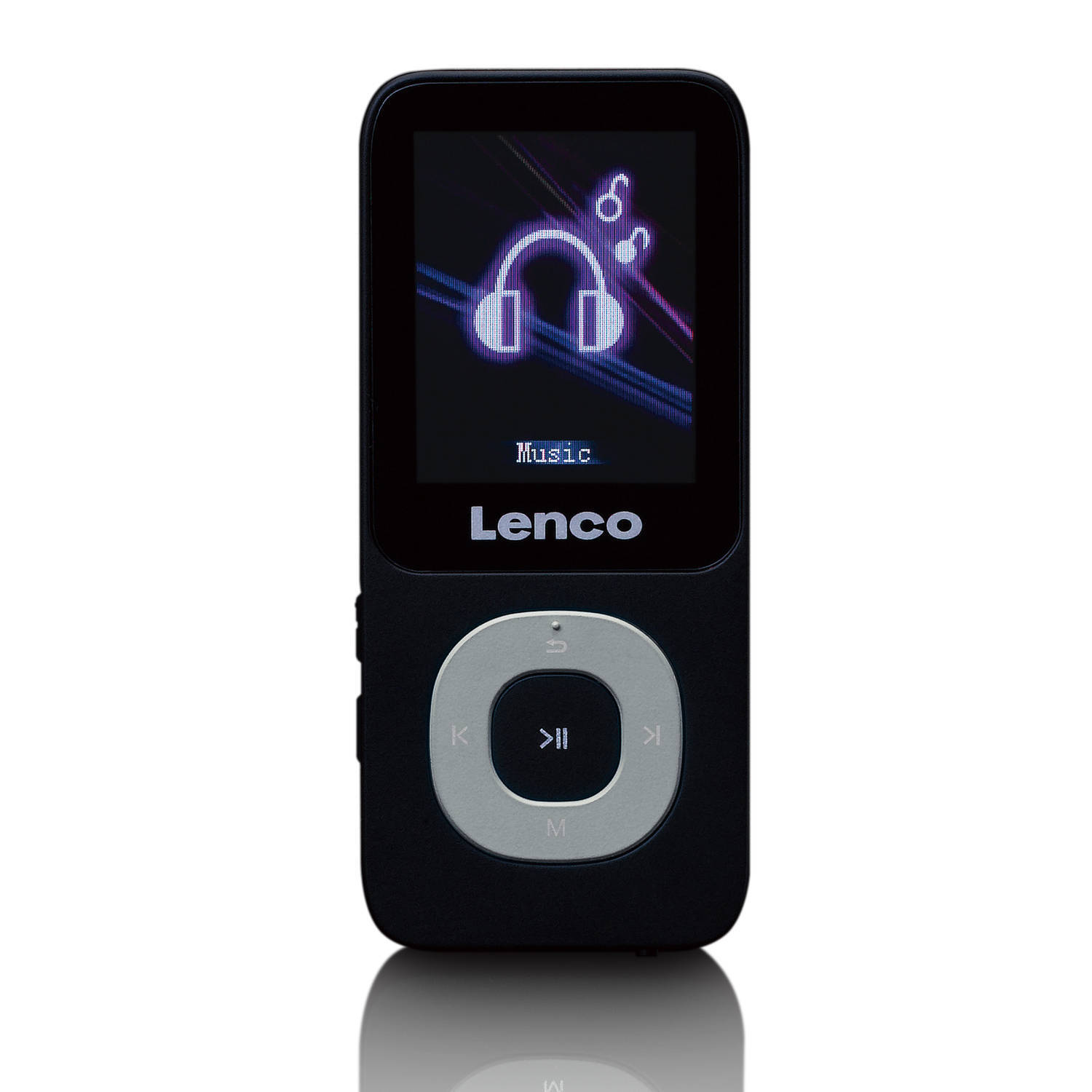 Lenco mp3/mp4-speler met 4gb micro sd kaart xemio-659gy zwart-grijs Mp3 ...