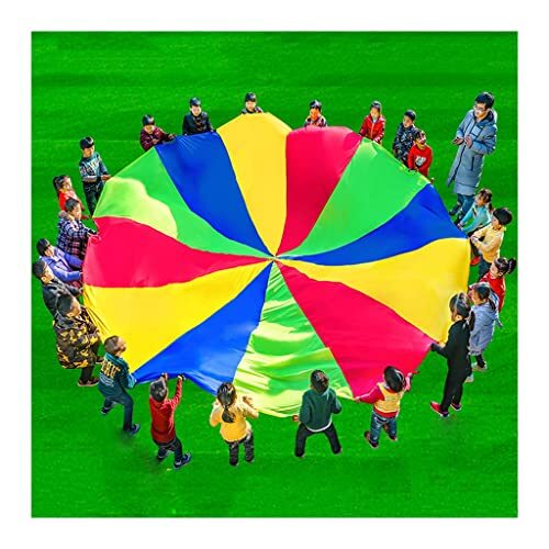 SYXLDM Parachute Speelgoed Parachutespel For Kinderen Met Handgrepen ...