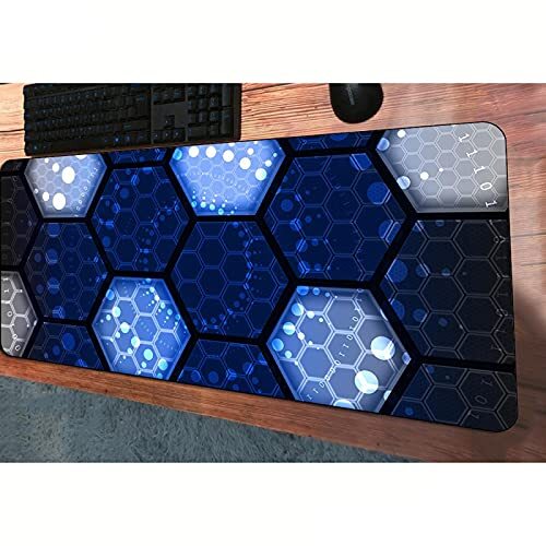 DHSBD Groot Formaat Muismat 40X90Cm Geometrische Print Muismat en ...