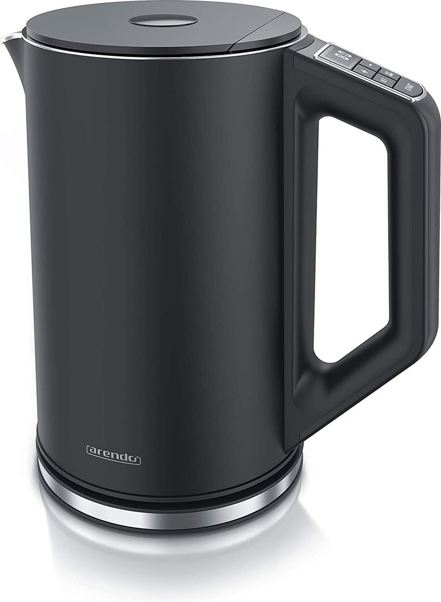 Arendo - Roestvrijstalen waterkoker met temperatuurinstelling 40-100 ...