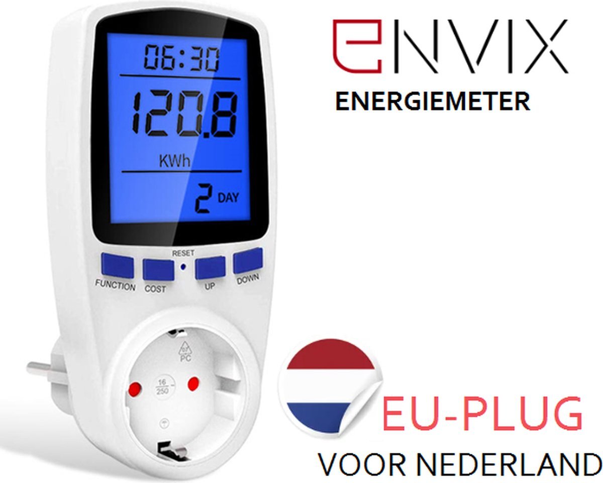 Envix Energiemeter - Energieverbruiksmeter - Verbruiksmeter ...
