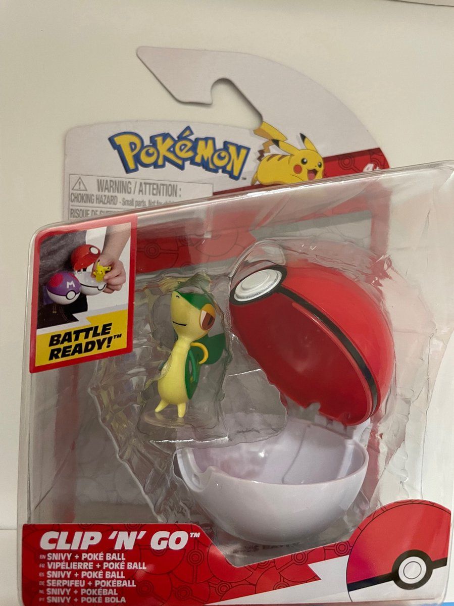 Pokémon Pokemon - Clip 'N' Go - Snivy + Poke ball | POPPEN EN FIGUREN ...