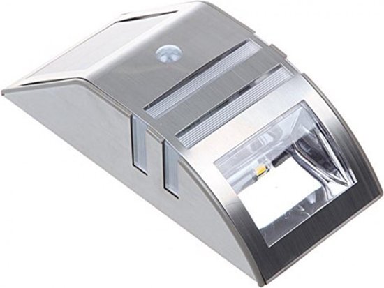 Grundig buitenlamp - solar - LED - draadloos - bewegingssensor - RVS ...