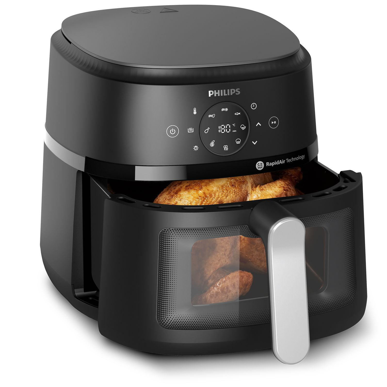 Philips 2000 Series NA231/00 Airfryer 2000-serie 6,2 l (zilver ...