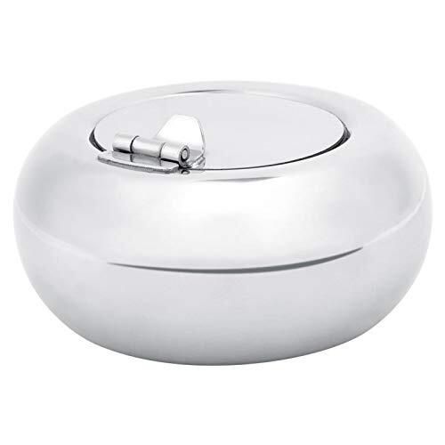 EVTSCAN asbakken met deksel voor sigaretten, roestvrijstalen sigaretten ...