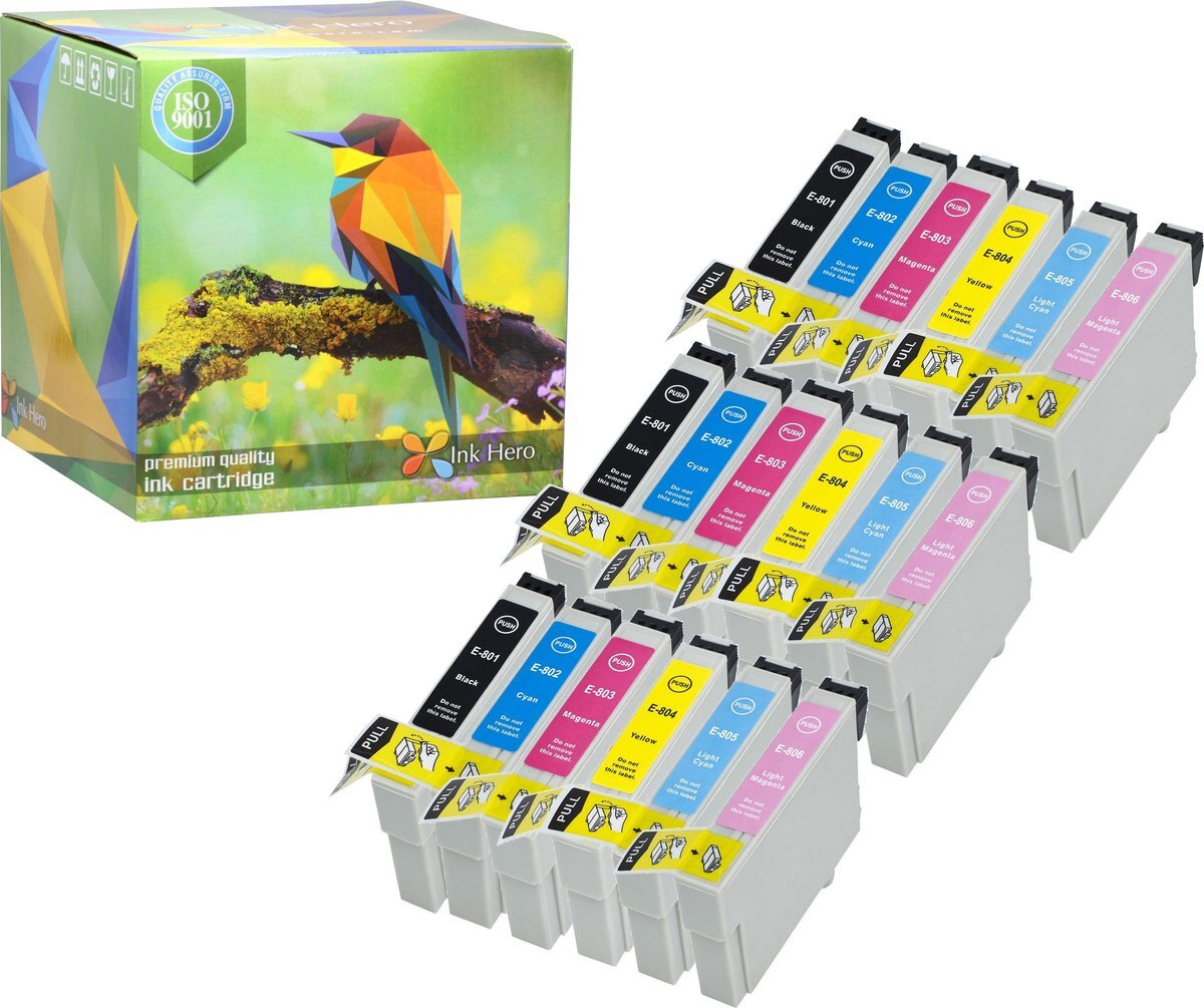 Ink Hero - 18 Pack - Inktcartridge / Alternatief voor de Epson Stylus ...
