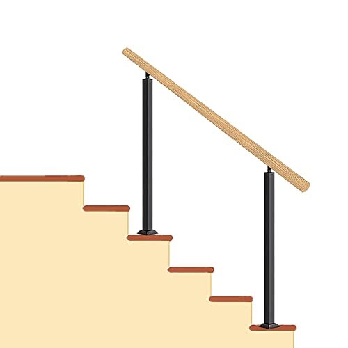 XOTAK Leuning voor traptreden, metalen smeedijzeren leuningen voor ...