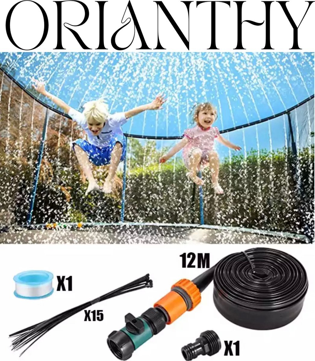 Orianthy Trampoline waterfontein 12meter || fontein trampoline ...