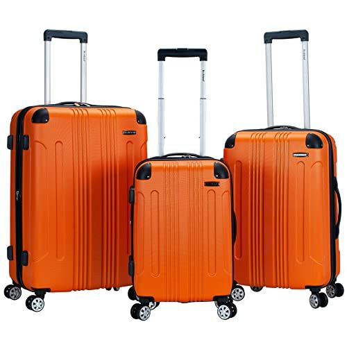 Rockland London Hardside Spinner Fietskoffer, oranje, 3-Piece Set (20 ...