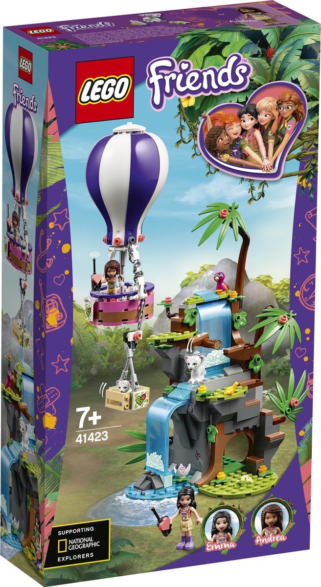 lego Friends Tijger heteluchtballon 41423 | BOUW EN ...