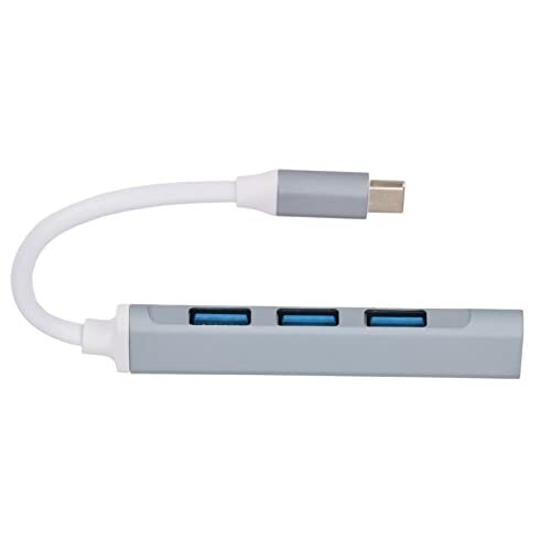 Zhiyavex USB C Hub, Draagbare 4-in-1 Mini USB C Hub met USB C Naar USB ...
