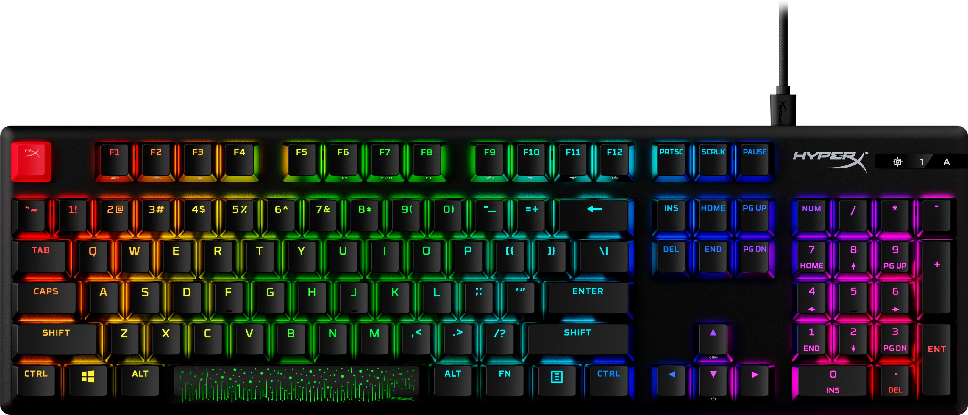 HyperX Alloy Origins PBT - Mechanical Gaming Keyboard - Huano Red - US ...