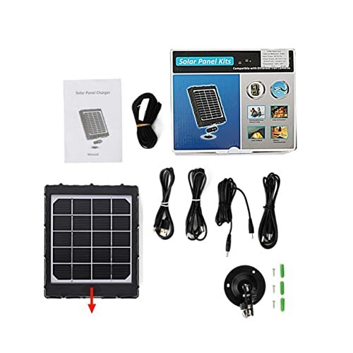 NHJYKJ Trail Camera Zonnepaneel WG8000 Jacht Trail Cameras Solar Panel ...
