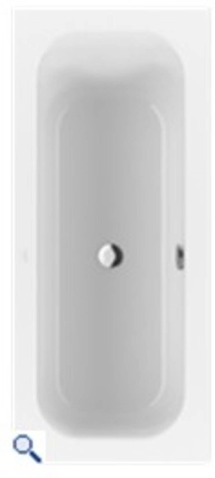 Villeroy & Boch Loop friends bad vrijstaand 180 x 80 cm met badpanelen ...