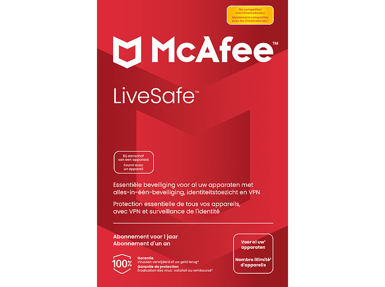McAfee livesafe attach voor 1 apparaat voor 1 jaar | SOFTWARE | Wij ...