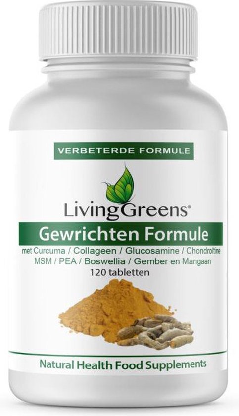 Livinggreens Curcuma & Collagen Complex, Turmeric, Collagen, Green ...