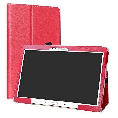 LiuShan Hoes voor Galaxy Tab S, Slim PU lederen tas en opvouwbare ...