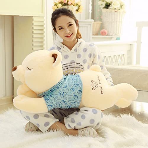 CJYP Slapende beer knuffel A 90cm Knuffel kopen? | Kieskeurig.nl ...