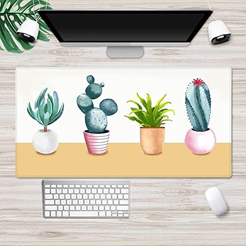 DHSBD Retro Landschap Print Gaming Muismat Grote Muis Mat voor Pc ...