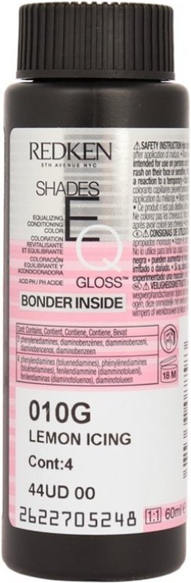 Redken SHADES EQ bonder inside #010G lemon icing 60 ml x 3 u | MAKE-UP ...